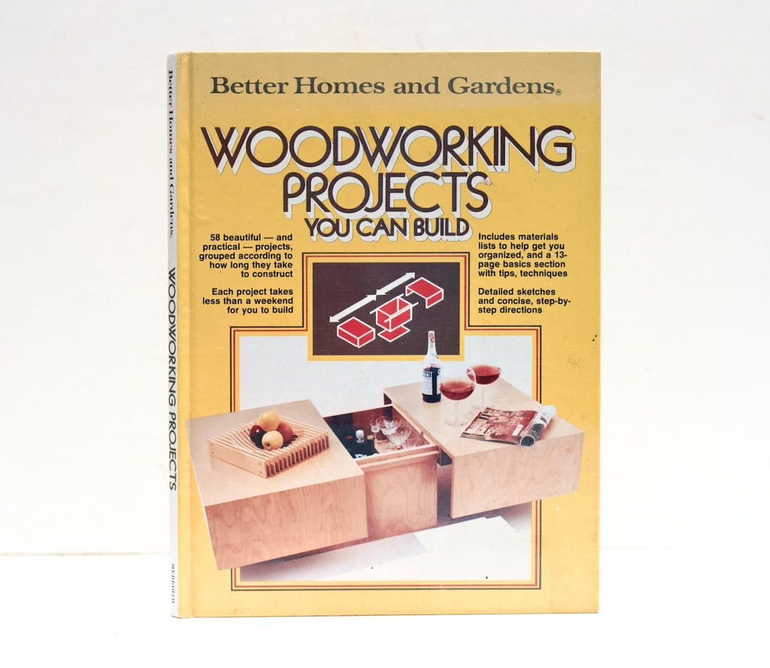 Vintage Woodworking Projects Book – Better Homes & Gardens 1980 - Etsy