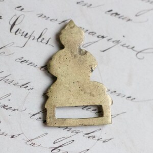Lucky Devon Pixie Pendant Brass Charm Antique Vintage Jewellery ...