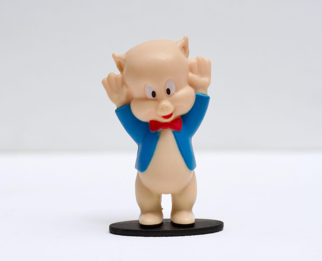 Looney Tunes Porky Pig Figure 3 Inch Tall - Warner Brothers Collectible ...