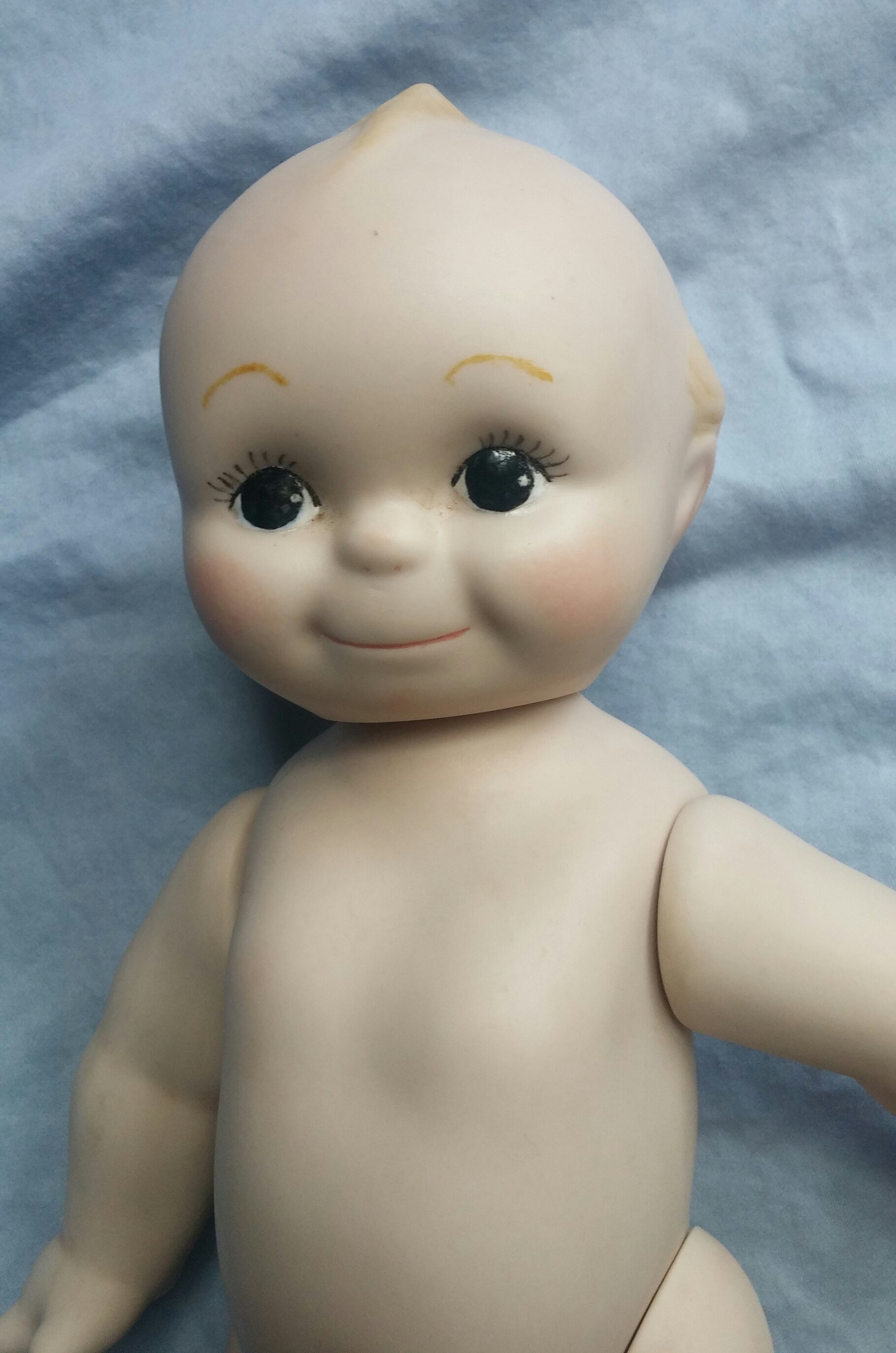 Pair of Kewpie Style Dolls Matching Porcelain Jointed Dolls - Etsy