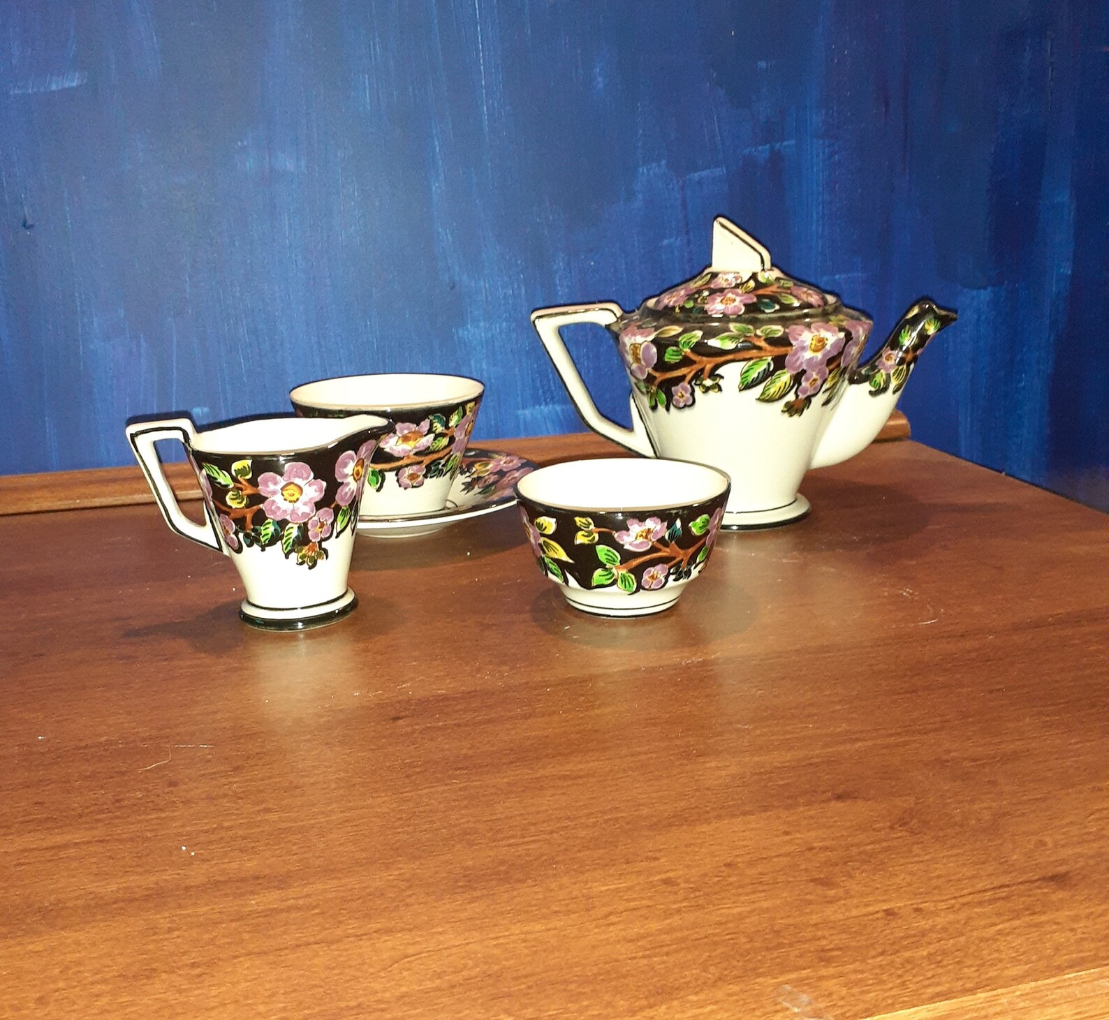 Antique Tea Service Portugal Art Deco China Rare Portuguese Tea Setting ...
