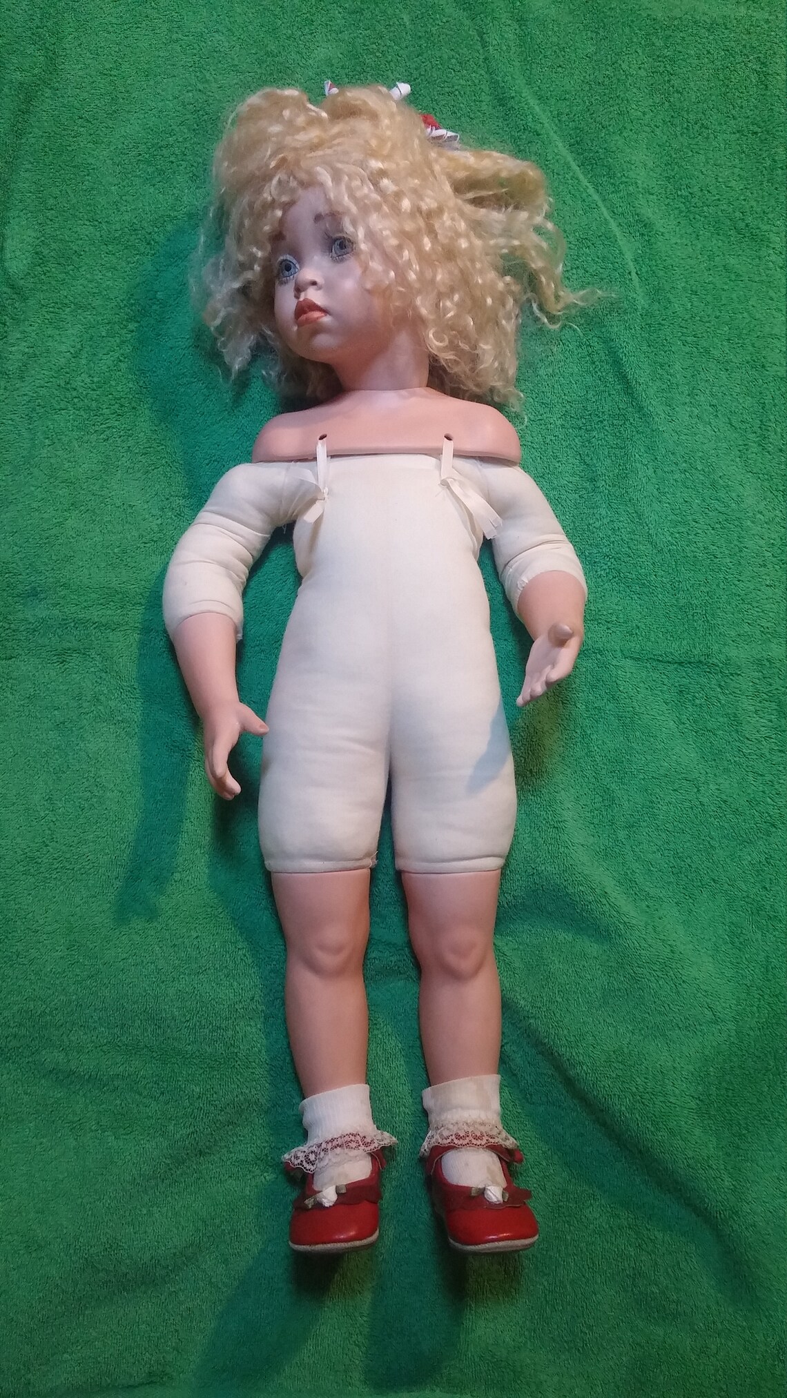 Christmas Artist Doll Flossie Rubert Art Dollworks 1995 Tall | Etsy