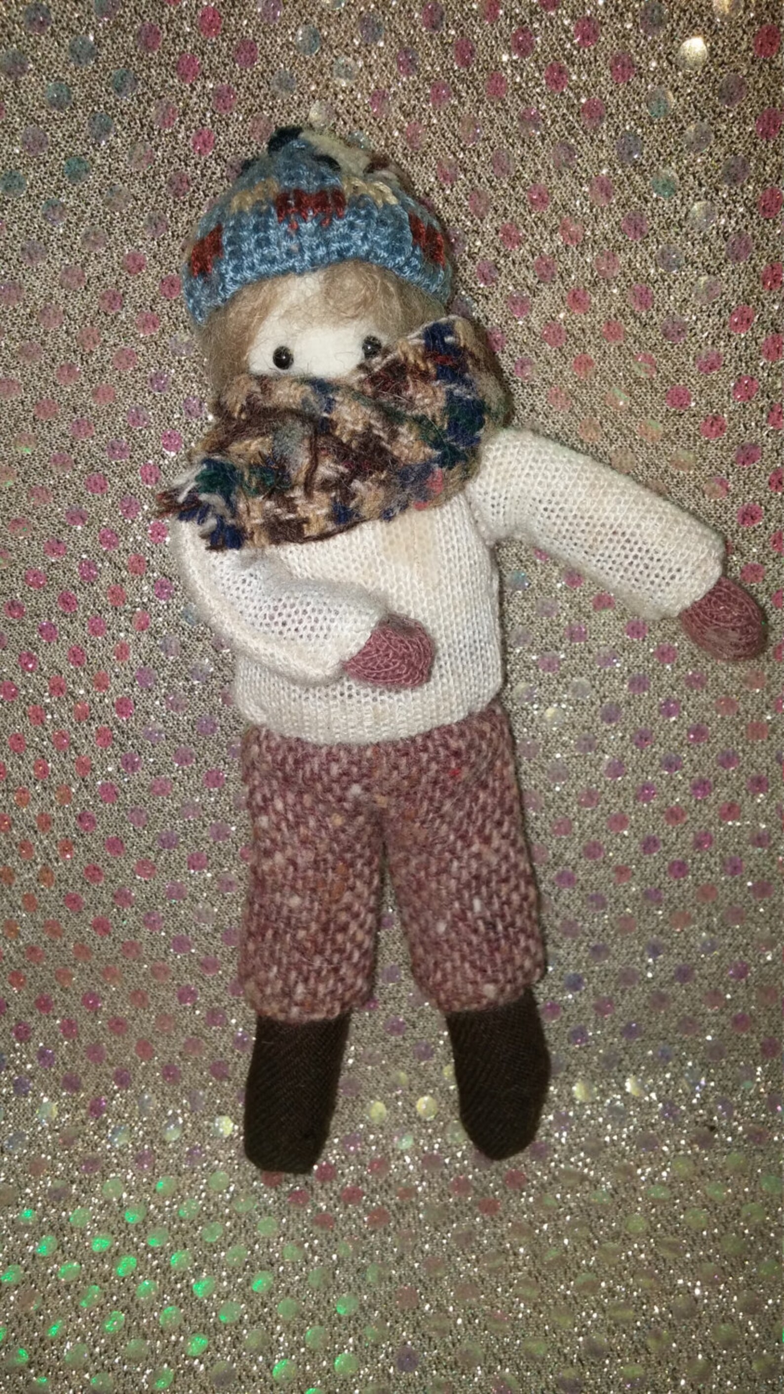 Set of 3 Waldorf Style OOAK Art Dolls in Winter Clothes - Etsy