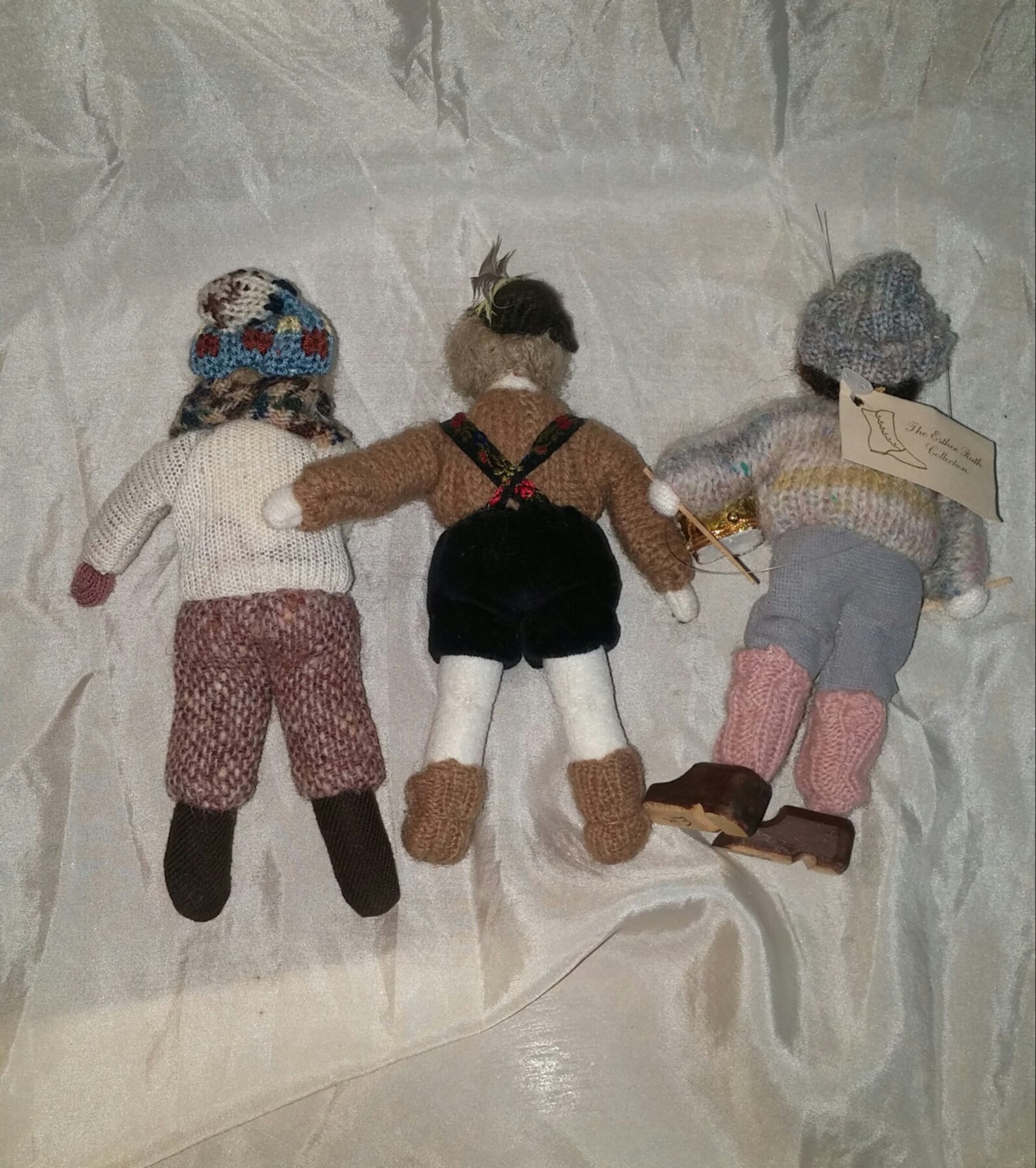 Set of 3 Waldorf Style OOAK Art Dolls in Winter Clothes - Etsy