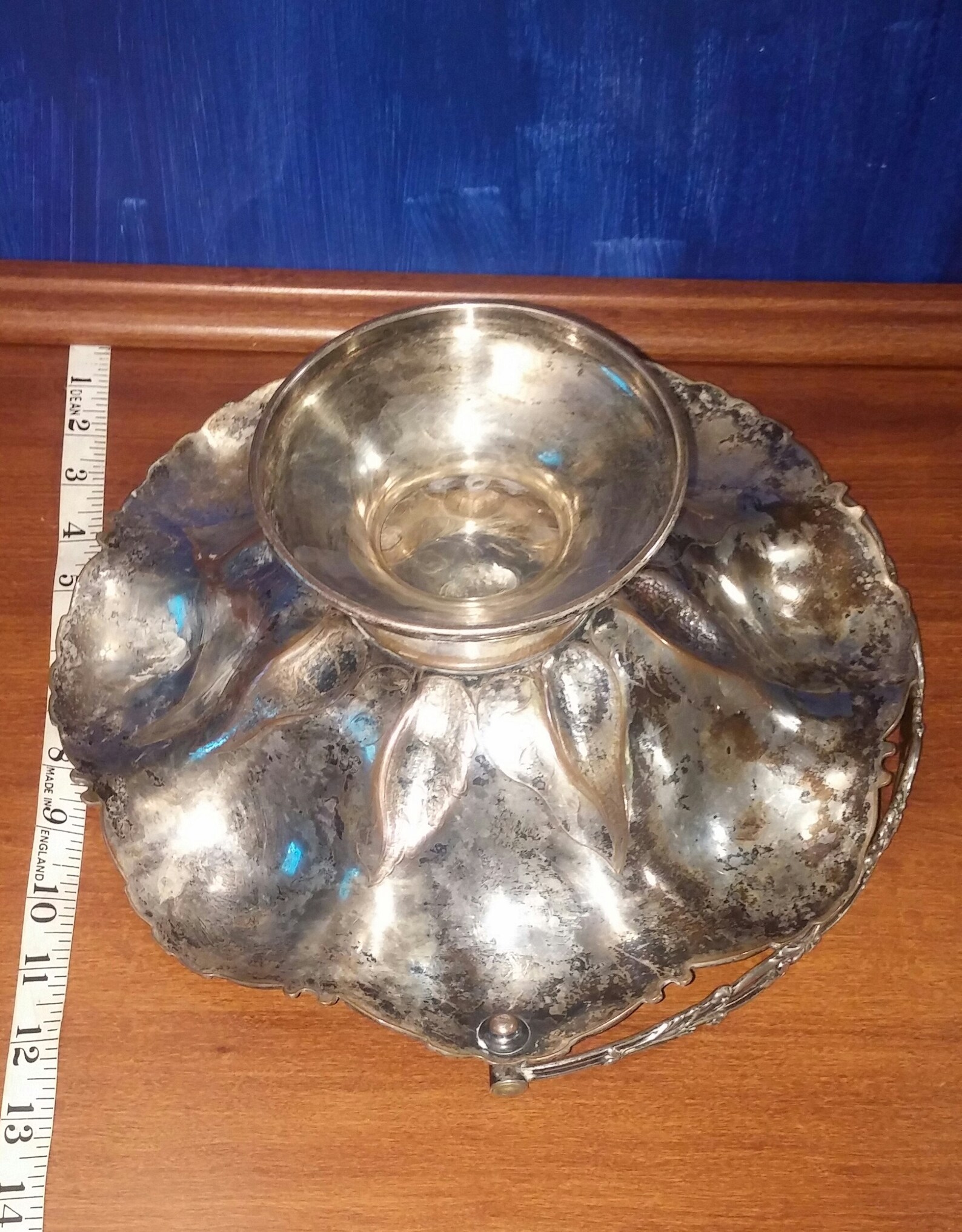 Antique Silver Plated Basket Chased Etched Floral 1880s - Etsy