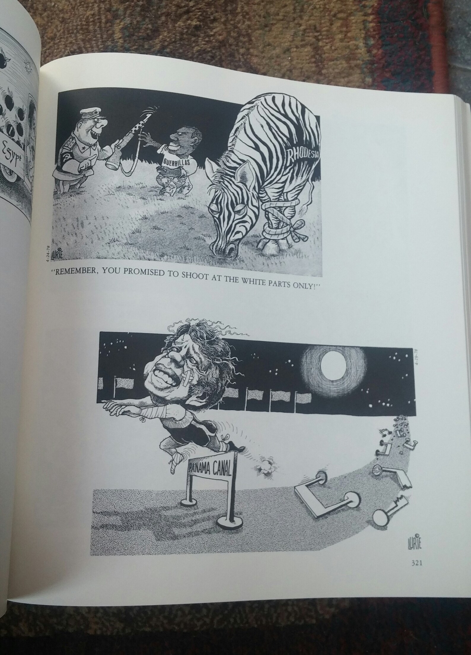 Luries Worlds 1970-1980 Vintage Political Cartoon Caricature | Etsy