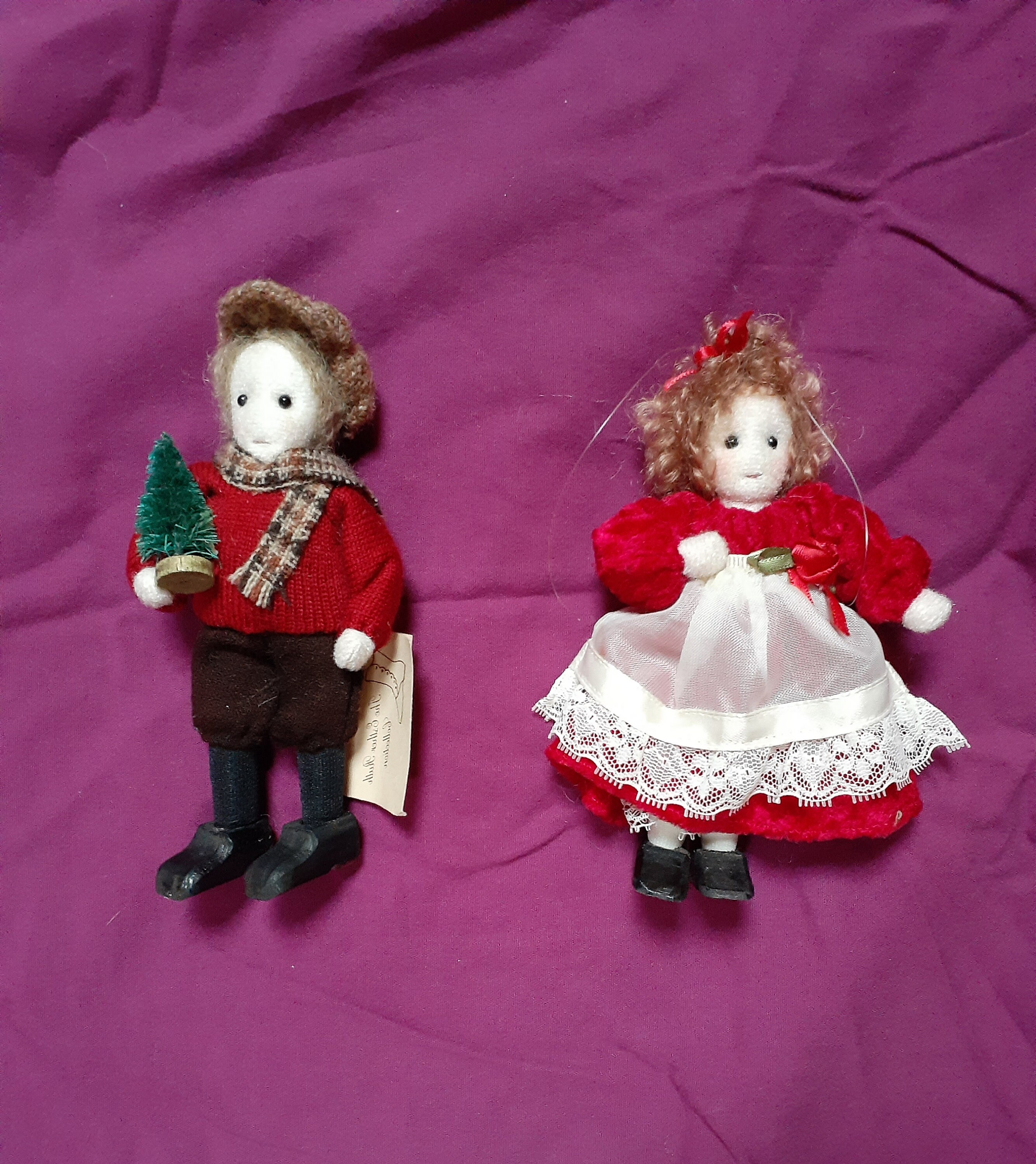 Waldorf Style Dolls 5 Inch Handmade OOAK Unique Pair of Folk - Etsy