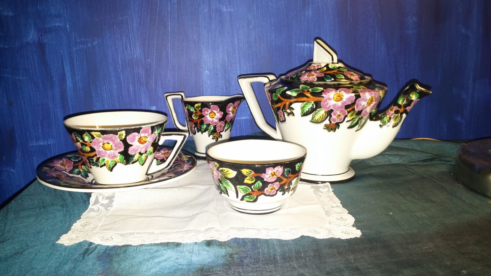 Antique Tea Service Portugal Art Deco China Rare Portuguese Tea Setting ...