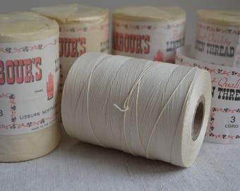 18/3 Cord Barbour's Irish Linen Thread, a Large Roll of Vintage Linen ...