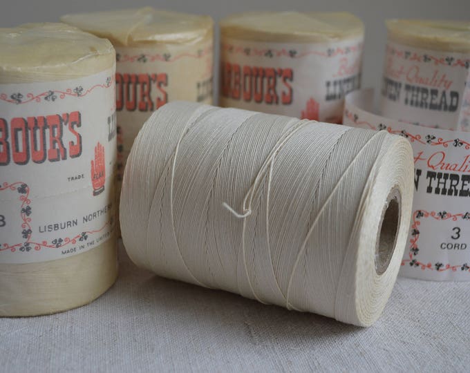 18/3 Cord Barbour's Irish Linen Thread, a Large Roll of Vintage Linen ...