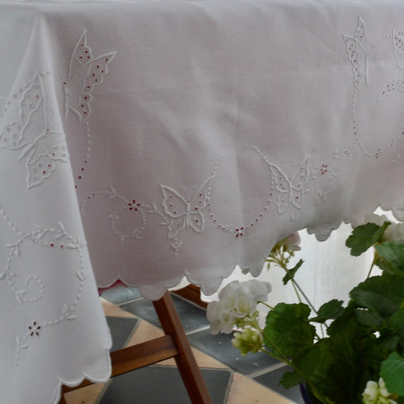 Irish Linen Tablecloth - Etsy