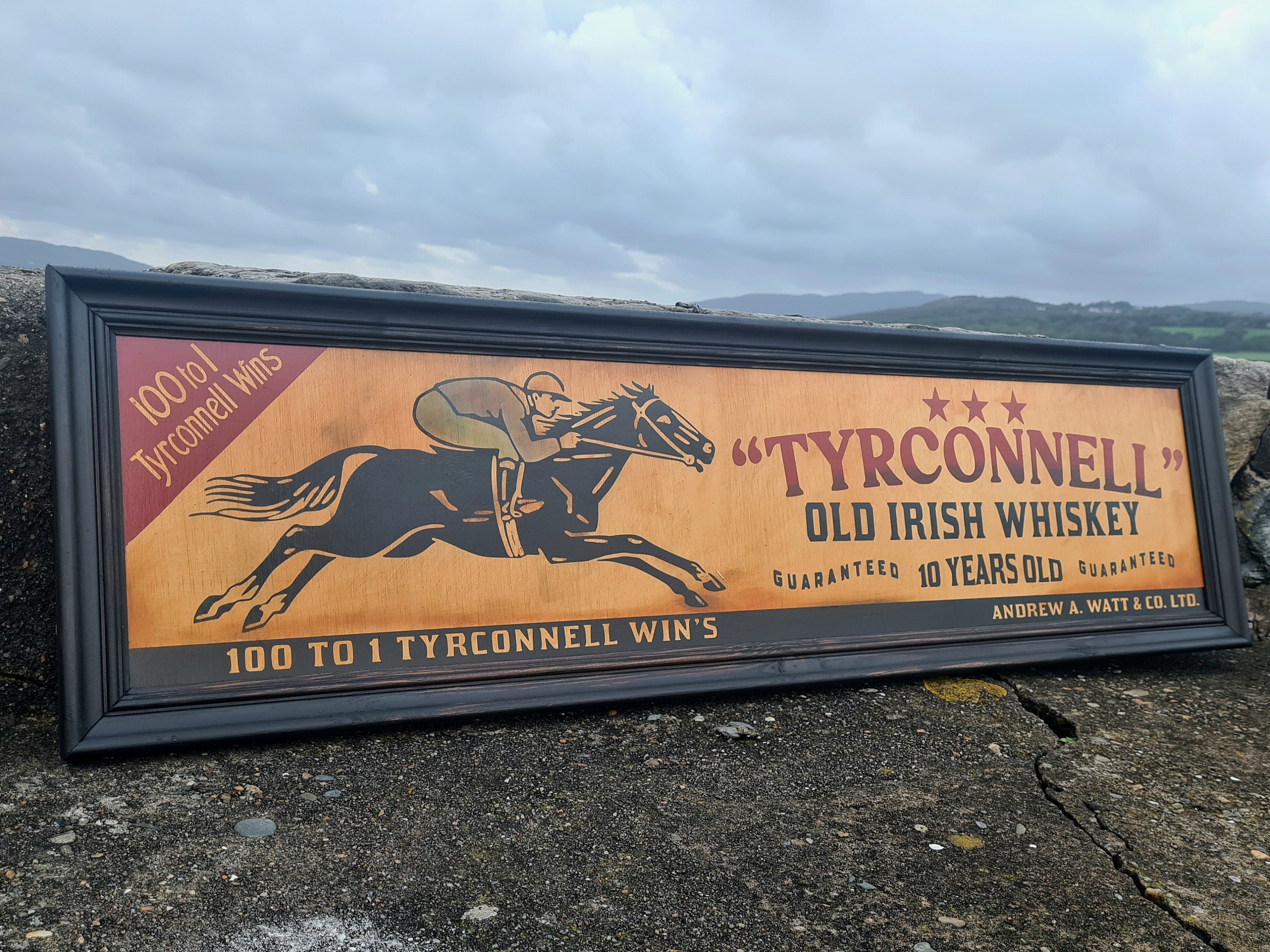 Tyrconnell Irish Whiskey Sign Irish Pub Sign Antique Style - Etsy