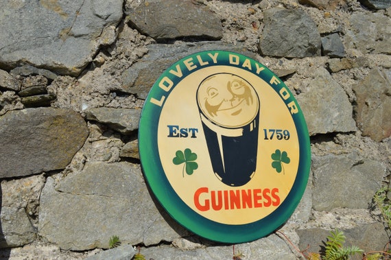 Round Guinness Sign - Etsy