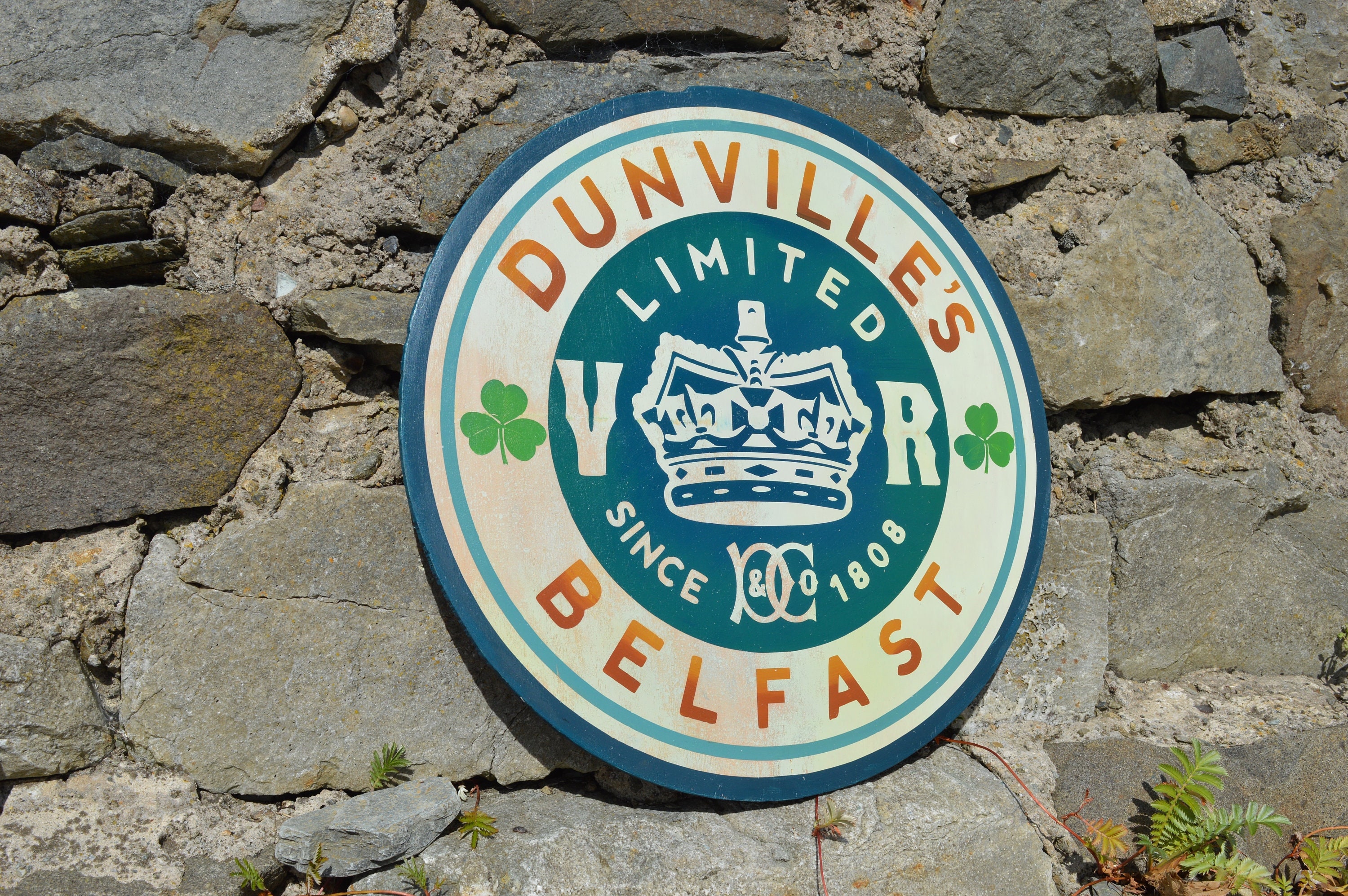 Dunvilles Irish Whiskey Sign - Etsy