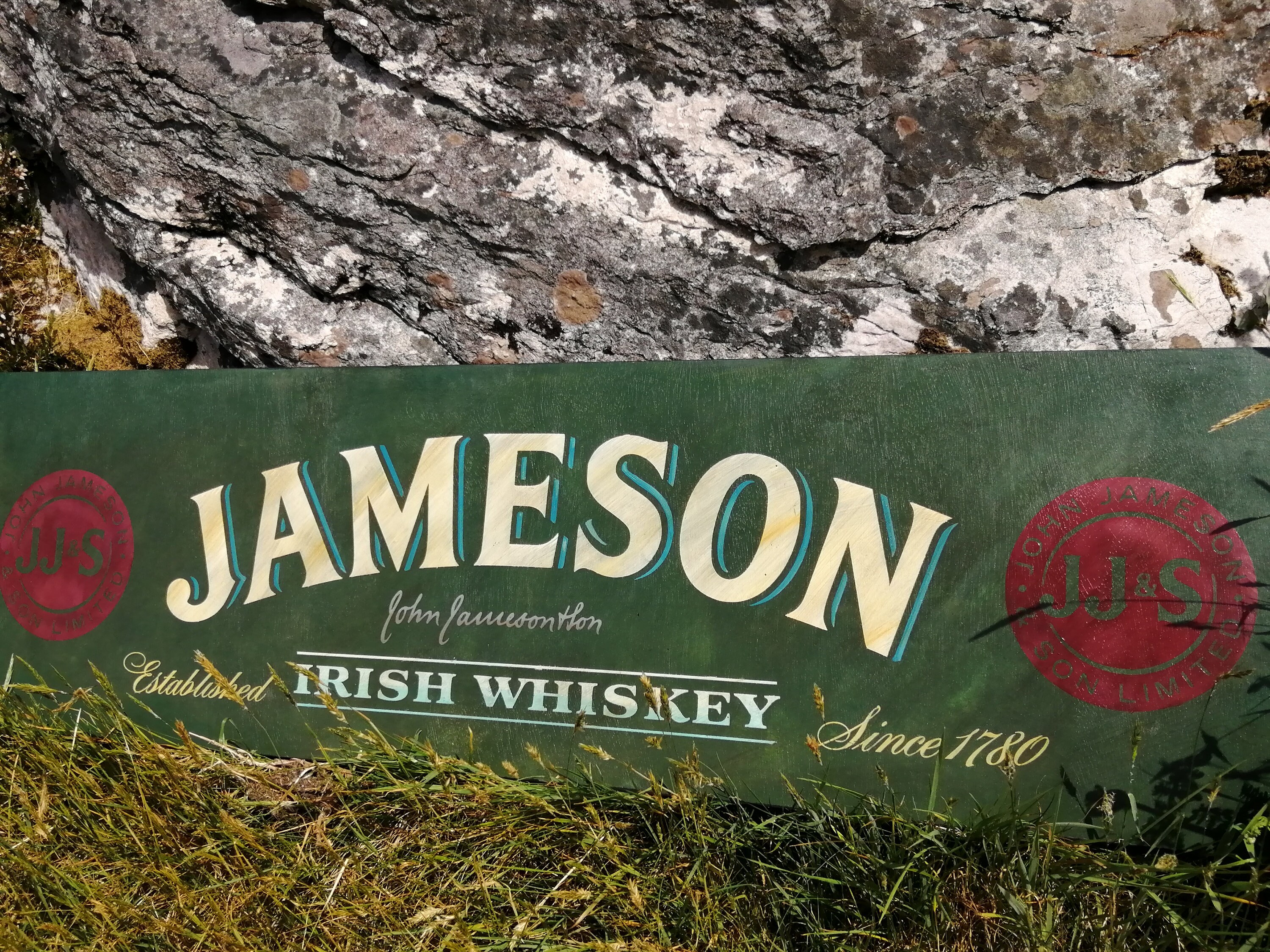 Hand Painted Irish Pub Signage jameson - Etsy