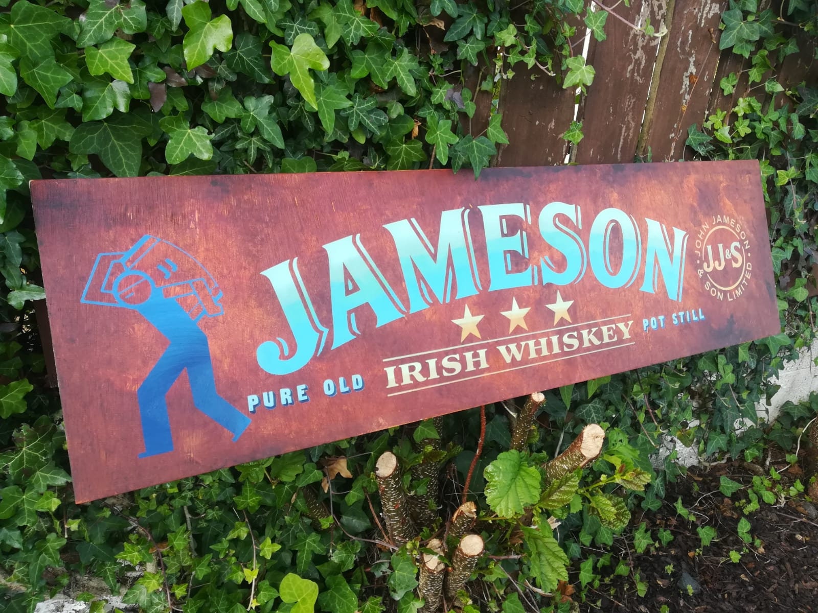 Hand Painted Irish Pub Signage jameson - Etsy