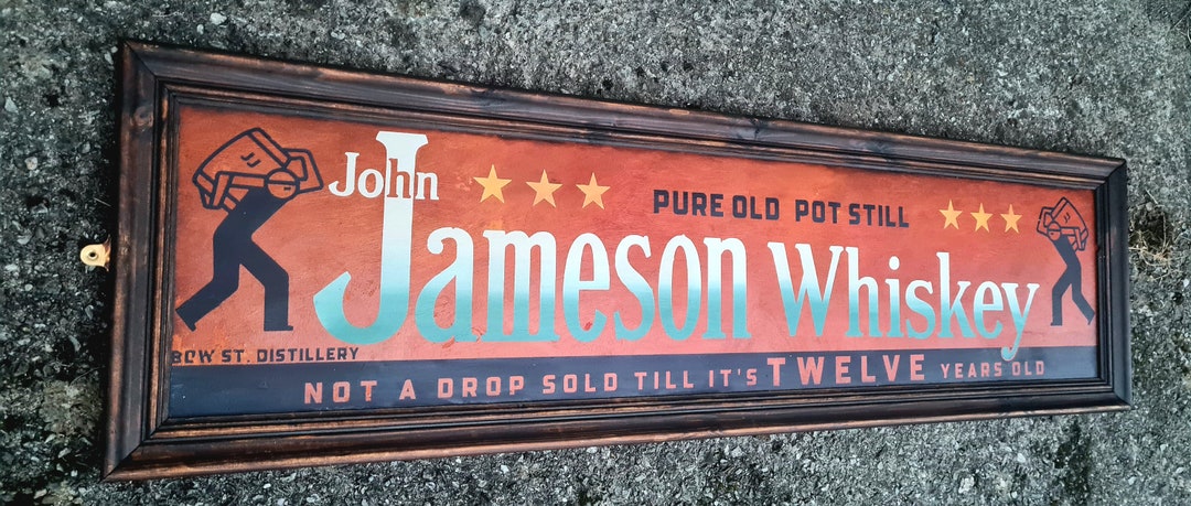 Jameson Irish Whiskey Sign - Etsy