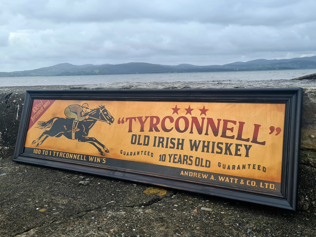 Tyrconnell Irish Whiskey Sign, Irish Pub Sign, Antique Style - Etsy