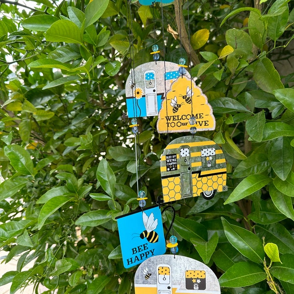 Bumble Bee Wind Chime - Etsy
