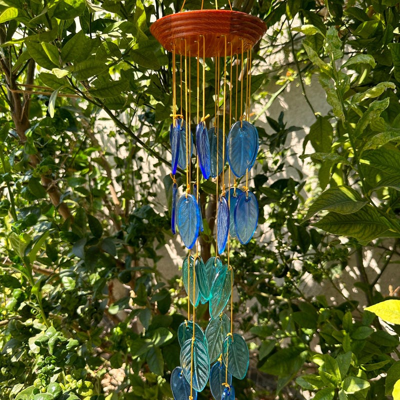 Stained Glass Wind Chimes - Etsy