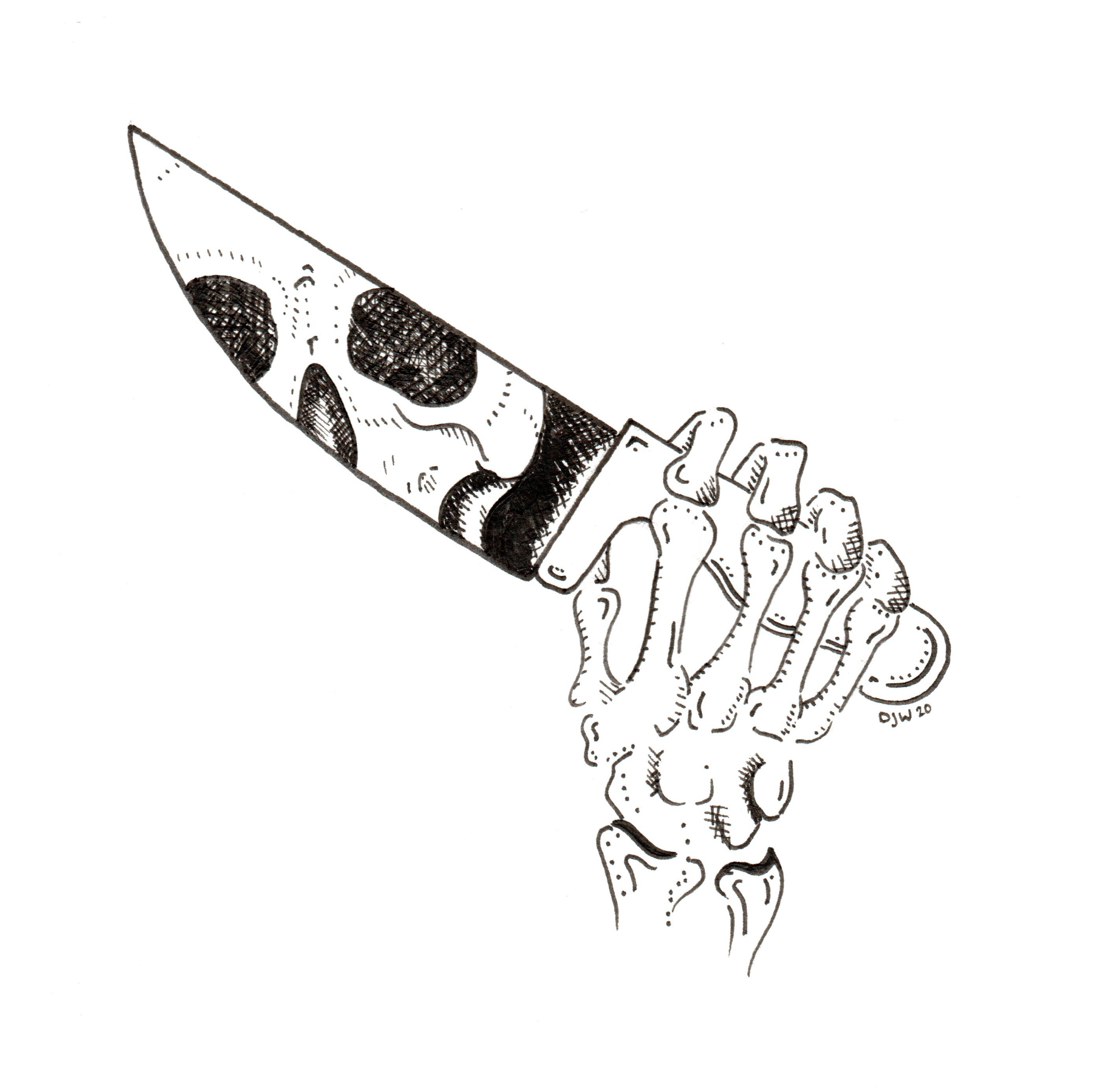 How To Draw A Knife