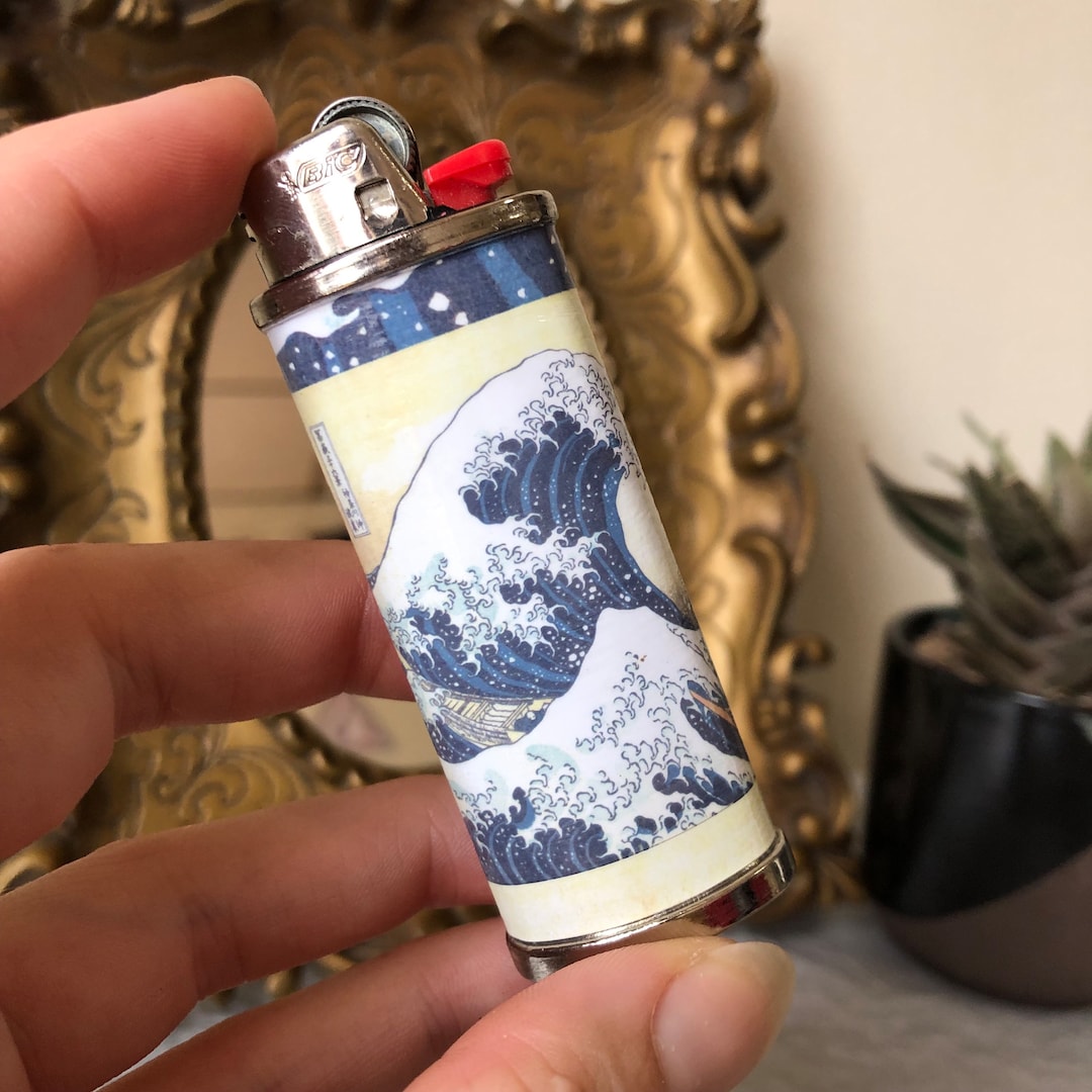 Art History Lighter Case the Great Wave off Kanagawa by Hokusai - Etsy