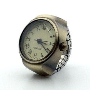 90's Y2K Vintage Mini Ring, Watch Vintage Watch Ring, Unique Rings ...
