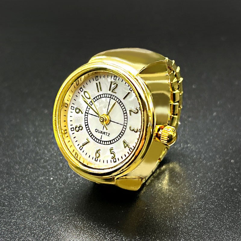 90's Y2K Silver Mini Ring Watch Vintage Watch Ring, Unique Rings ...