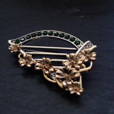 Irish Harp Brooch - Etsy