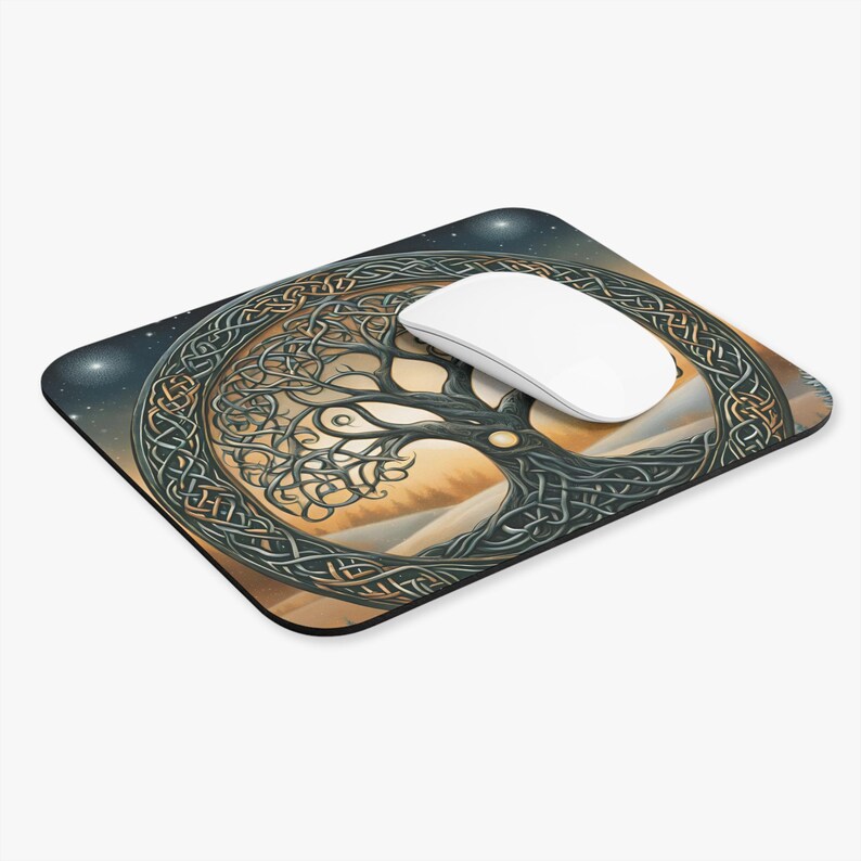 Mouse Pad (rectangle) Celtic Irish Tree of Life Irish Home Decor Celtic ...
