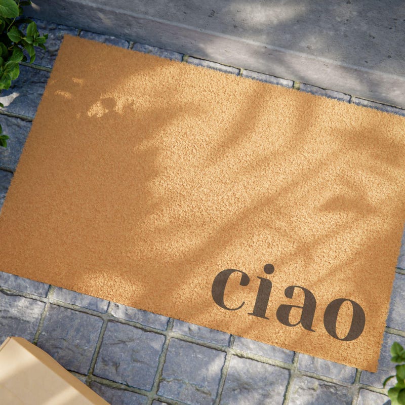 Ciao Doormat - Etsy