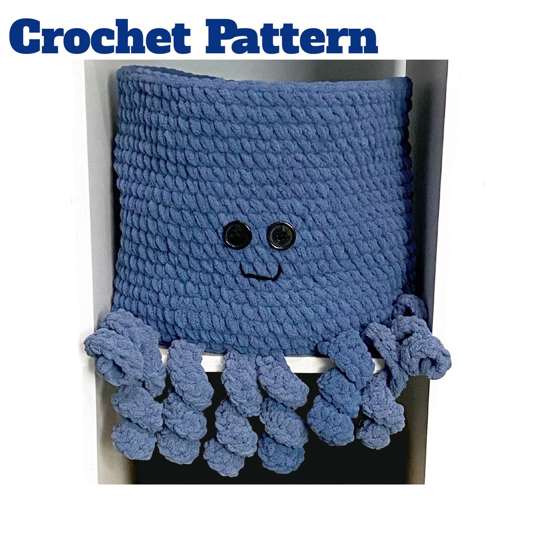 CROCHET PATTERN: Octopus Basket - Nursery Baby Basket - Ocean Animals ...