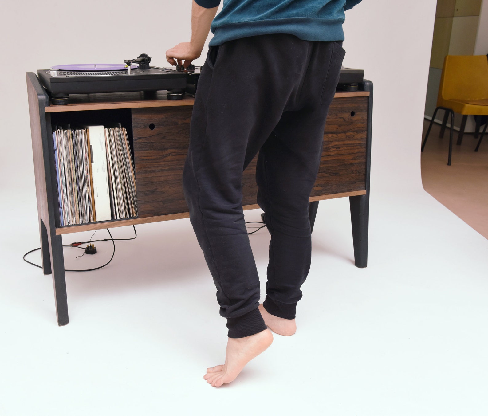 Stereo Unit RECORD PLAYER STORAGE Handmade Vinyl Cabinet - Etsy