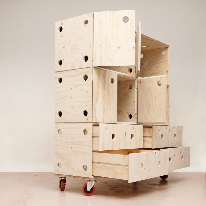Plywood Storage Cube - Etsy