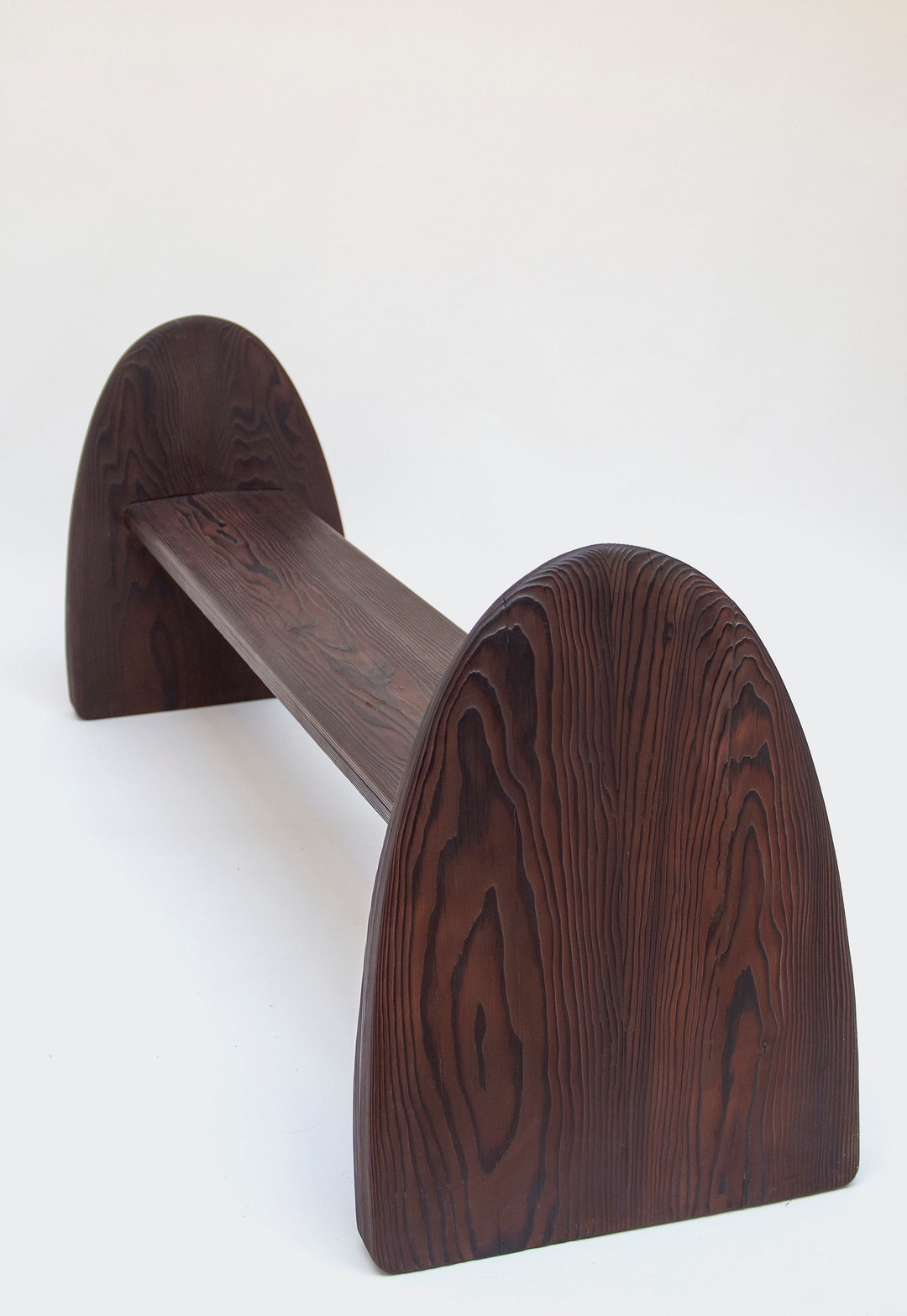 Wooden Bench REELIGIO Shou Sugi Ban Rustic FURNITURE - Etsy UK
