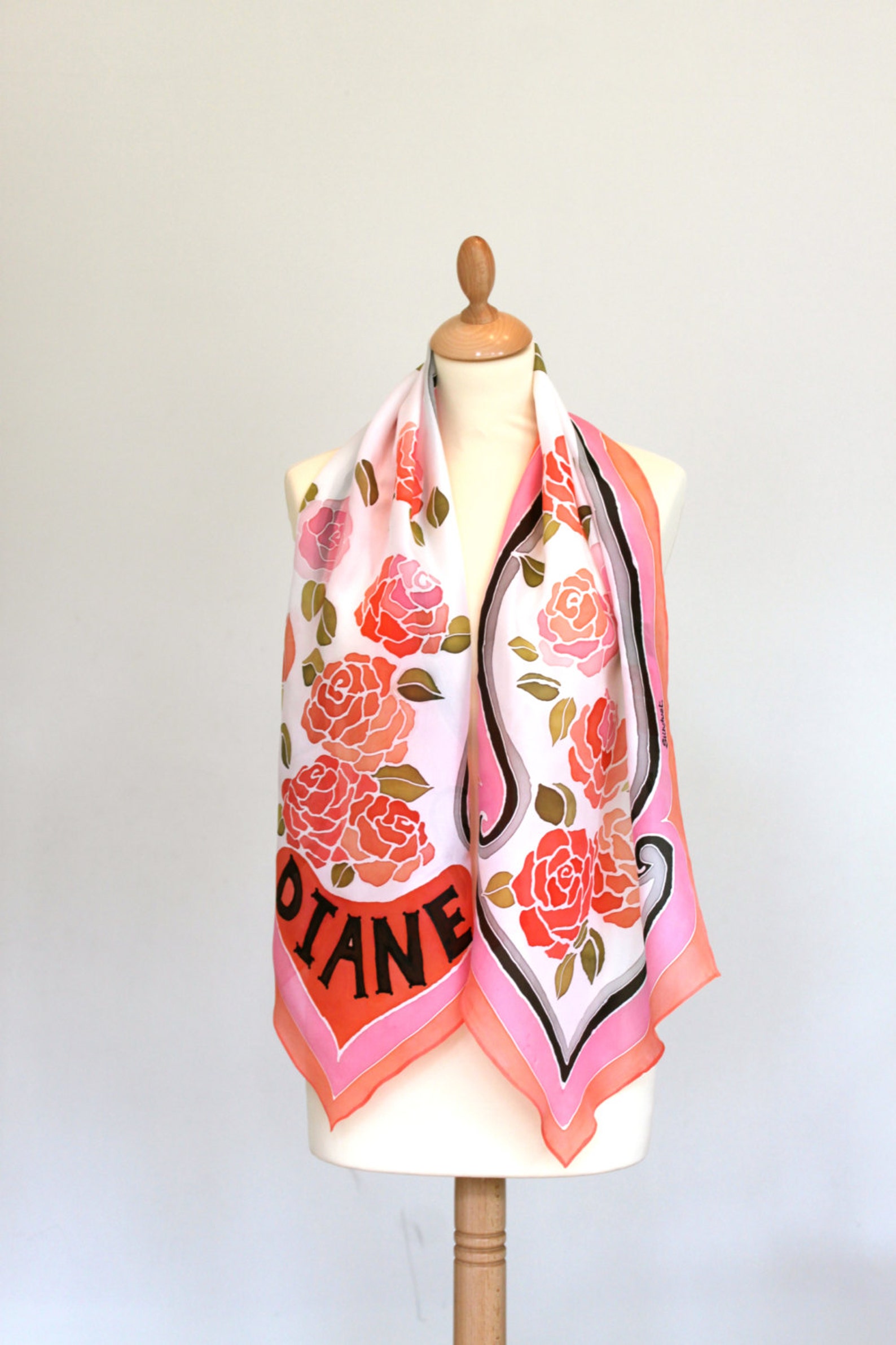 Personalized Scarf (NAME) - Etsy