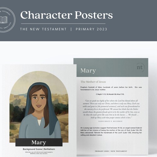 Come Follow Me Primary 2023 ELEMENTARY: New Testament Lesson 3 - Etsy