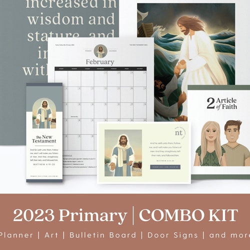 LDS Primary Come Follow Me 2023 New Testament SENIOR Older - Etsy