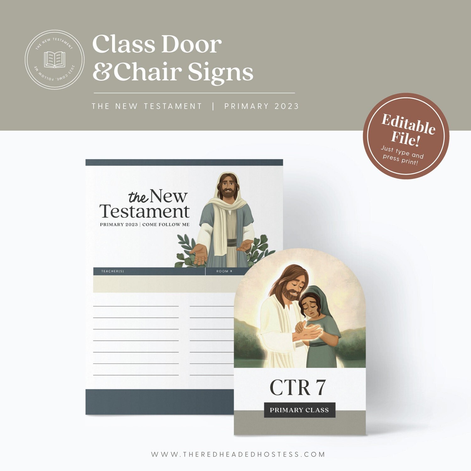 Lds Primary 2022 Door Signs