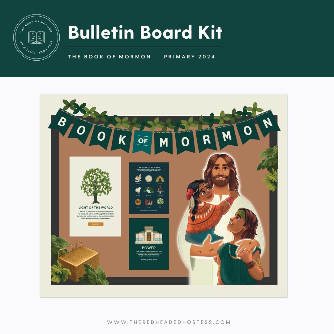 2024 Primary Book of Mormon Bulletin Board Kit - Etsy