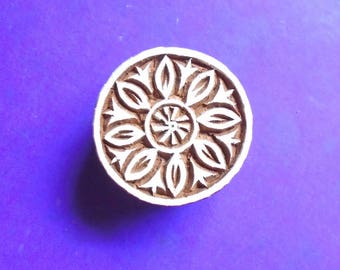 Starfish 2 Inch Wood Stamp Hand Carved Fabric Textile Pottery Clay ...