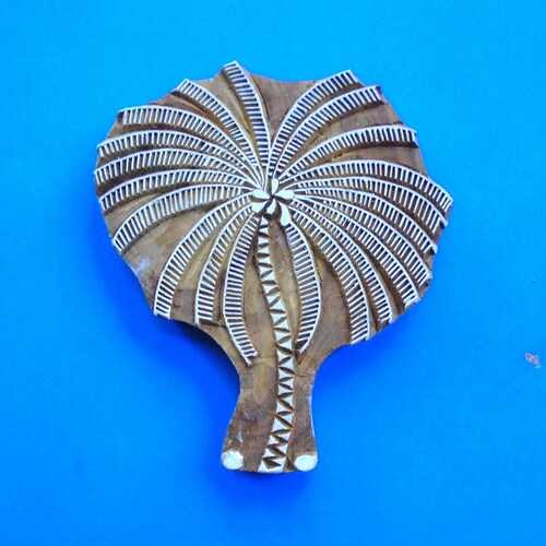 Coconut Palm Tree Indian Block Printing Stamp/tjap/textile - Etsy