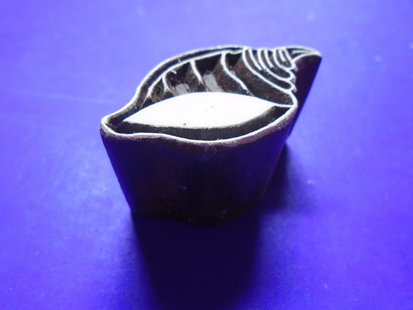 Seashell Wood Stamp Hand Carved Fabric Textile Pottery Clay - Etsy