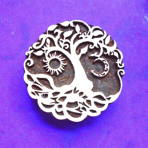 Tree of Life Pottery Stamp - Etsy
