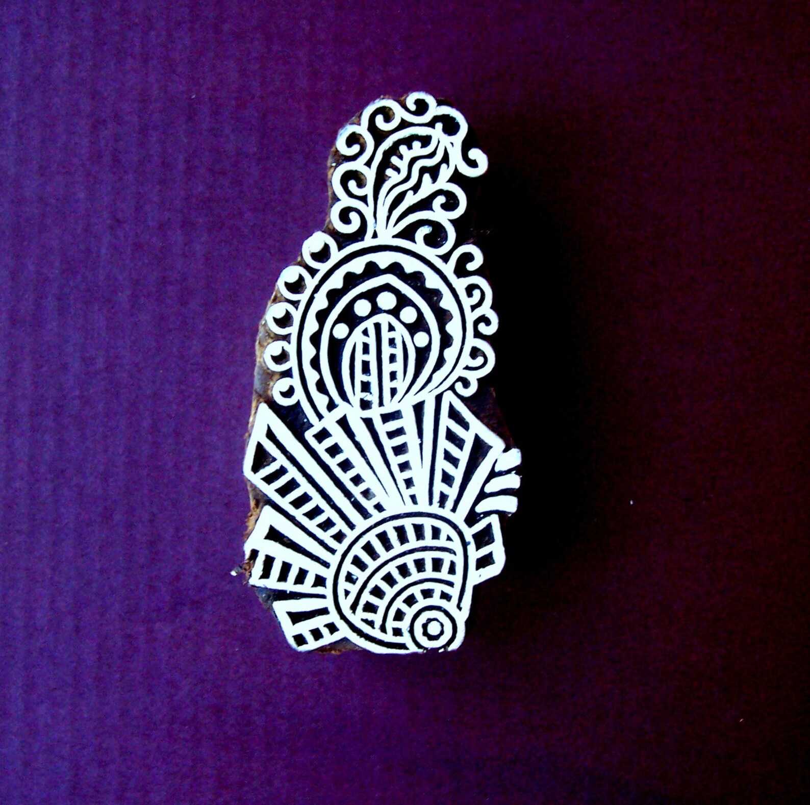 ON SALE Hand Carved Textile Fabric Clay Pottery Abstract Wood - Etsy