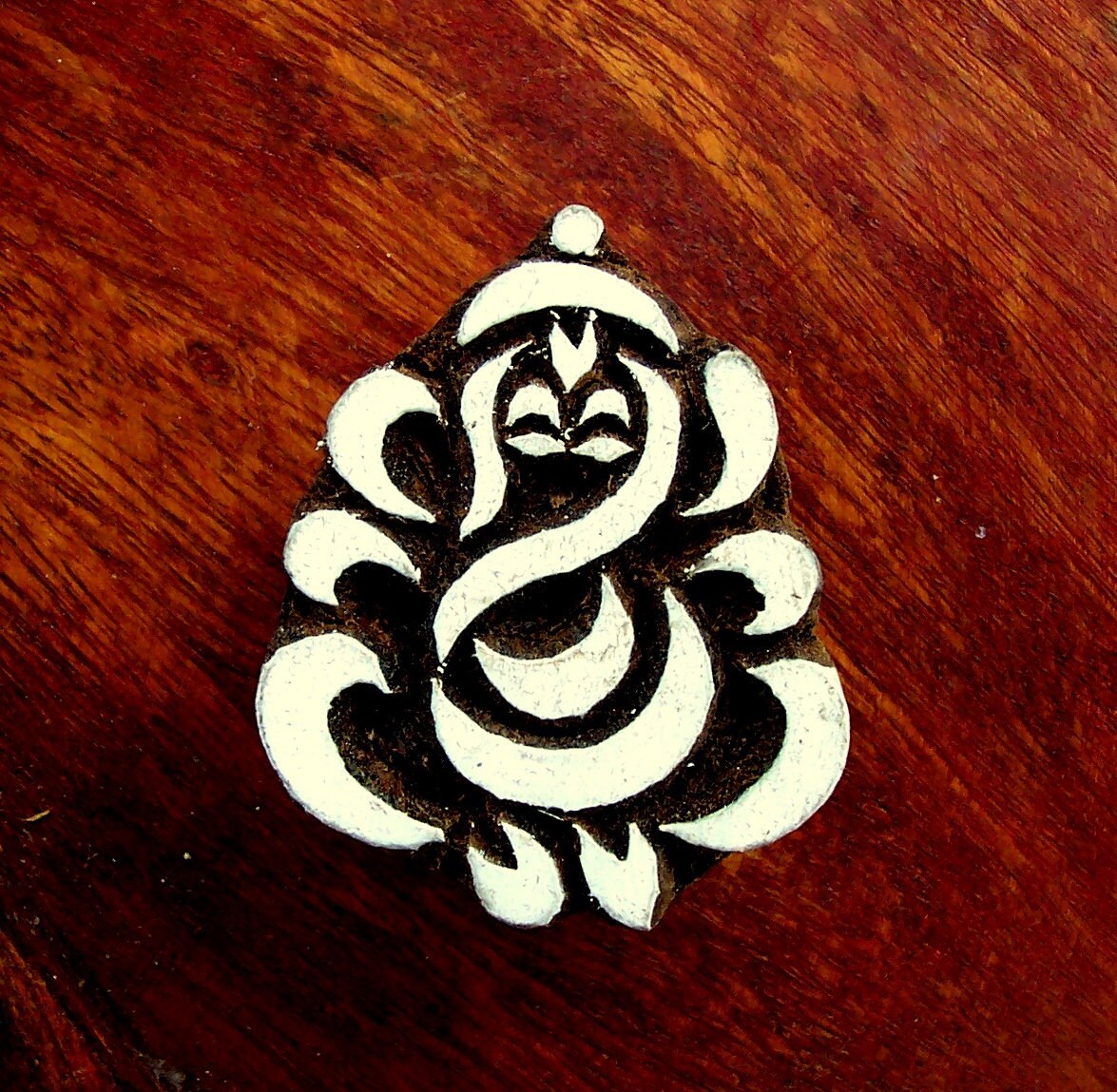 Ganesh Hand Carved Wood Stamp Indian Print Block (S20) - Etsy