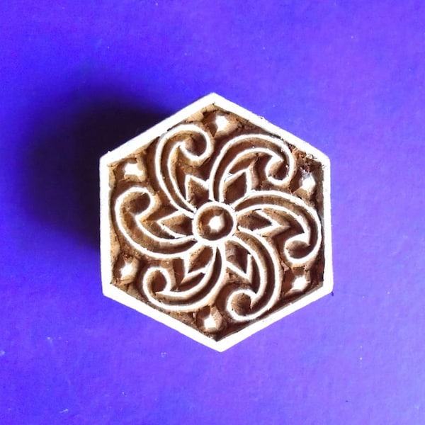 Hexagon Stamp - Etsy