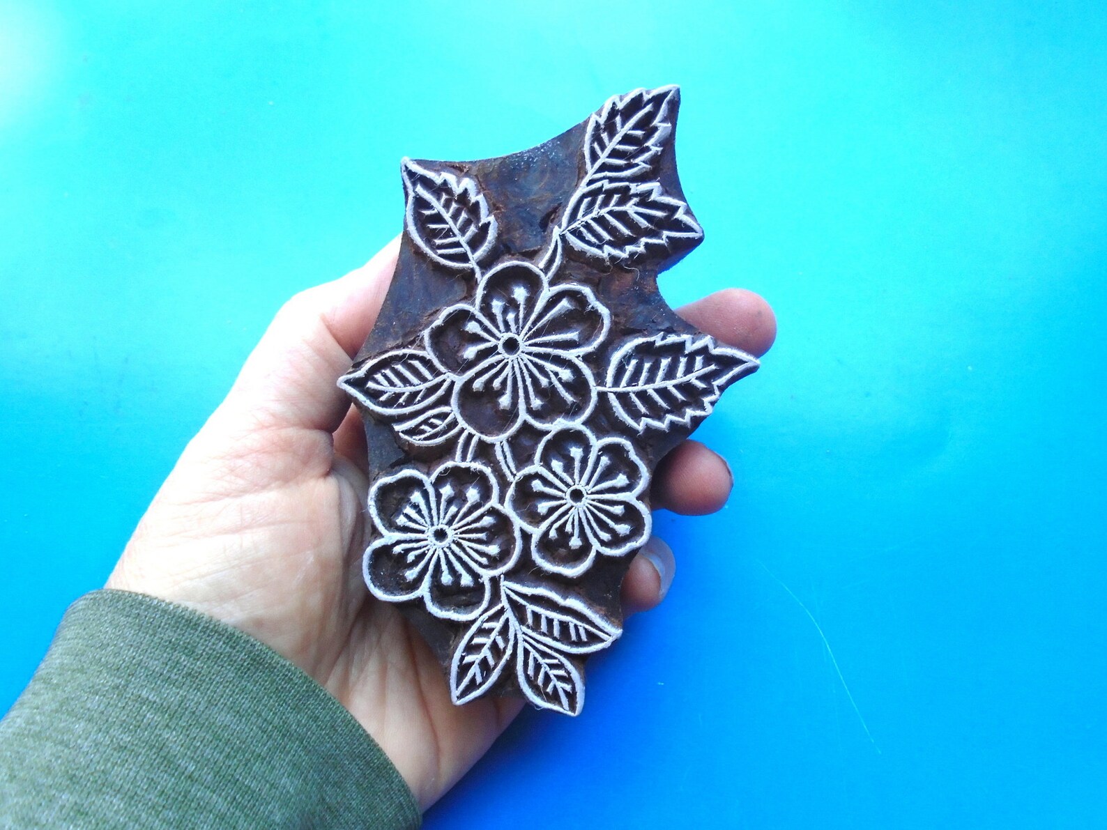 flower-vine-stalk-branch-fruit-blossom-hand-carved-wood-stamp-etsy