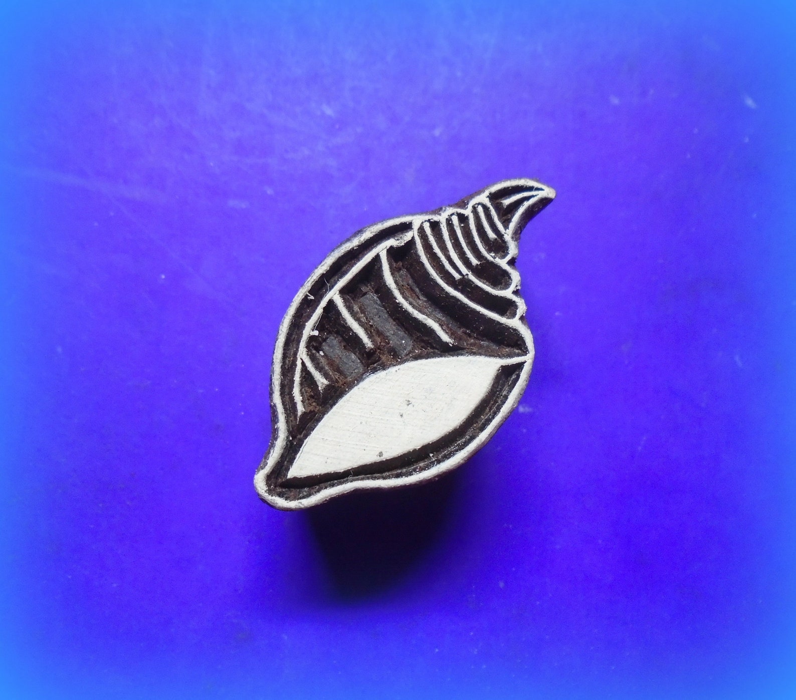 Seashell Wood Stamp Hand Carved Fabric Textile Pottery Clay - Etsy