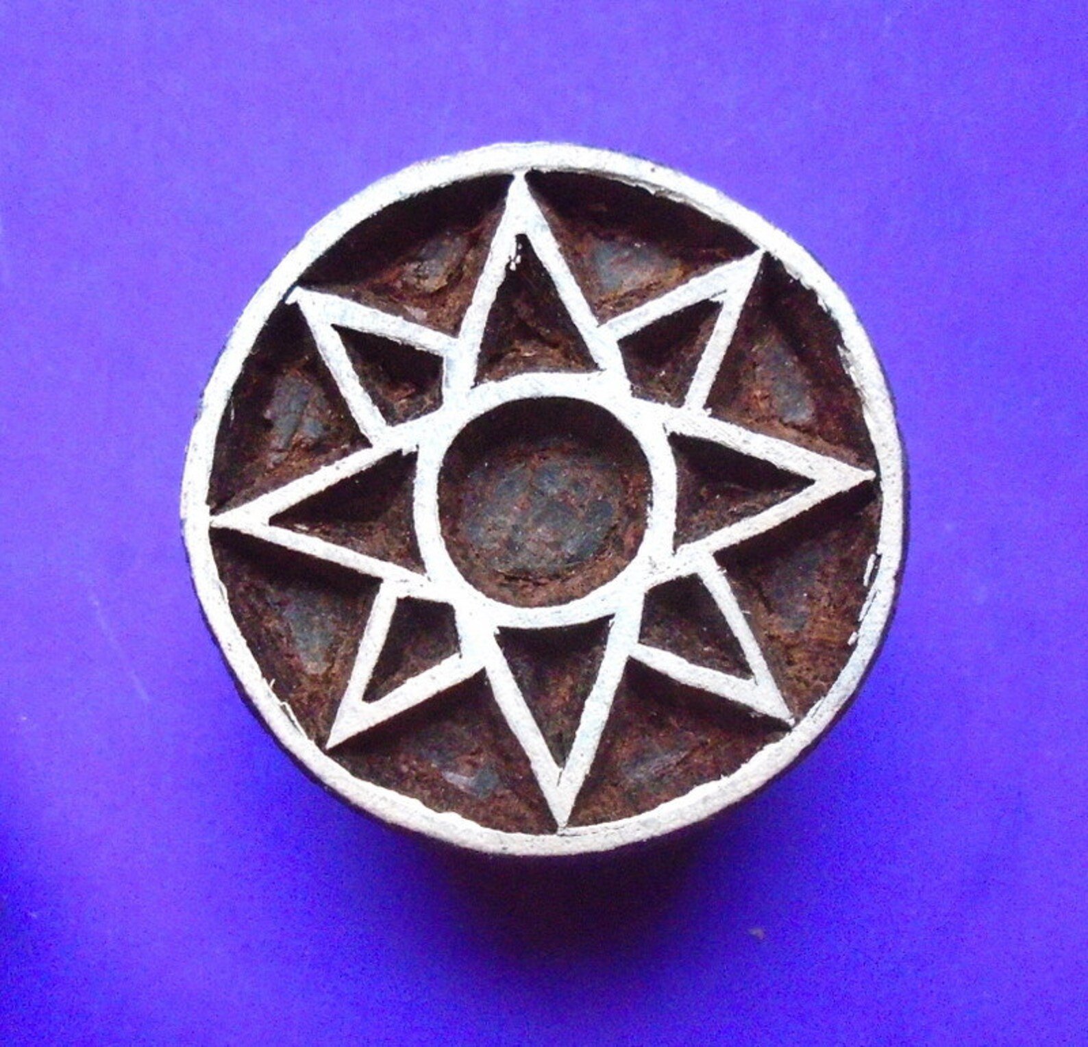 Native American Hope Hand Carved Print Block Symbol Star - Etsy Australia